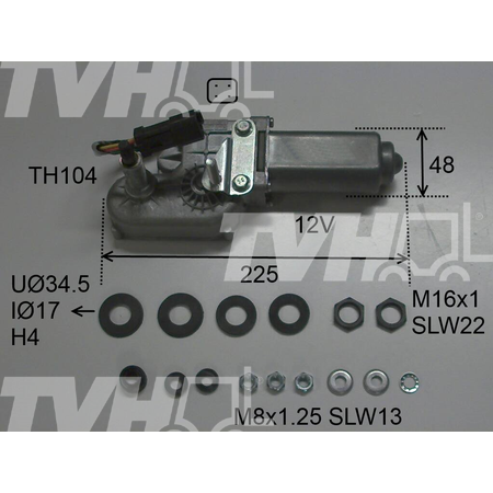 Scheibenwischermotor | 3305012 | Stapler Ersatzteile
