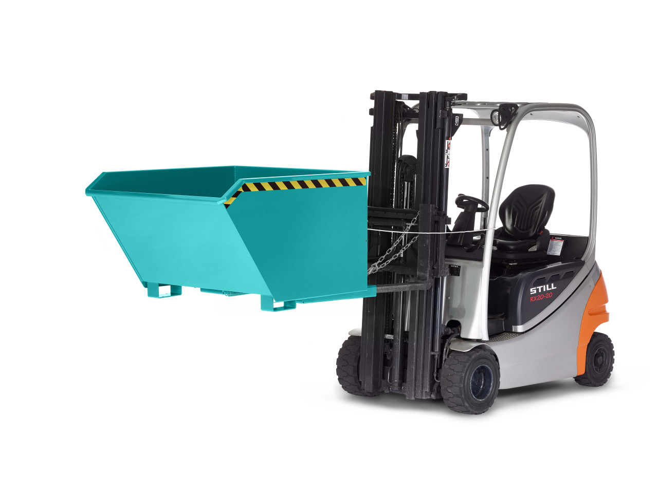 Universal tipper for forklifts