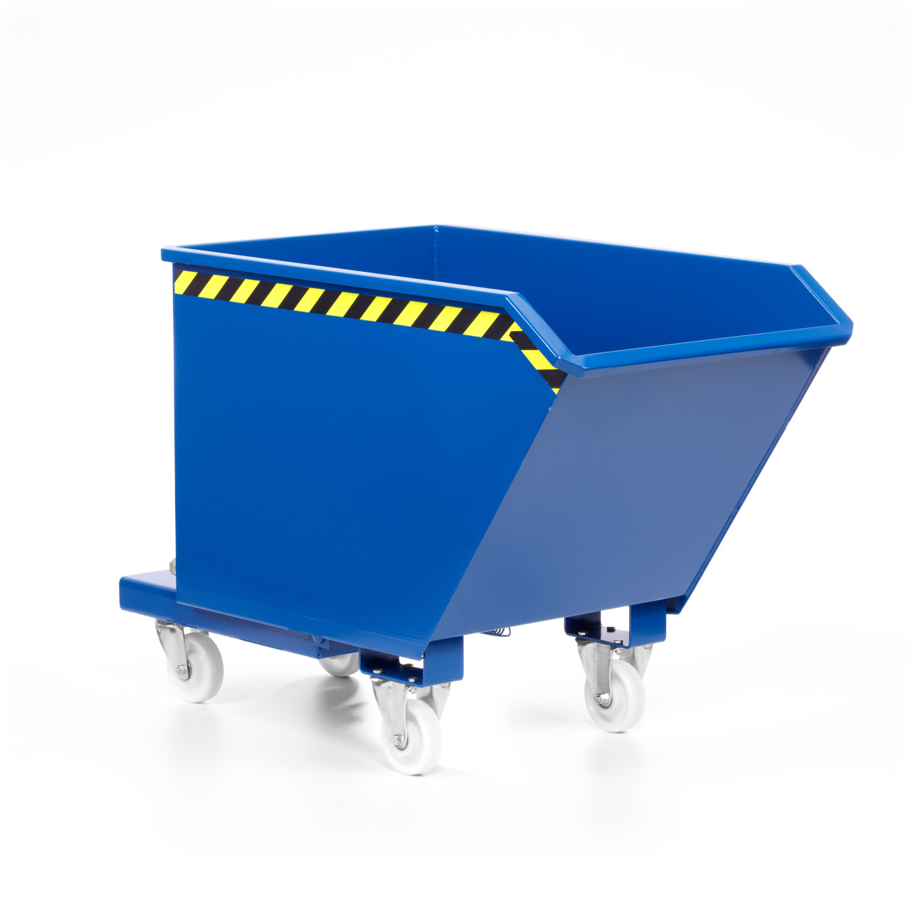Universal tipping container for forklifts